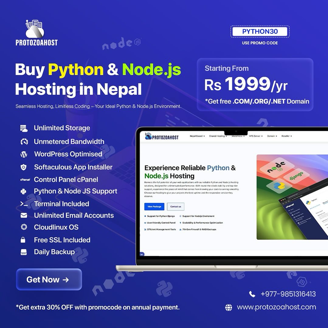Protozoahost - Best Web Hosting in Nepal